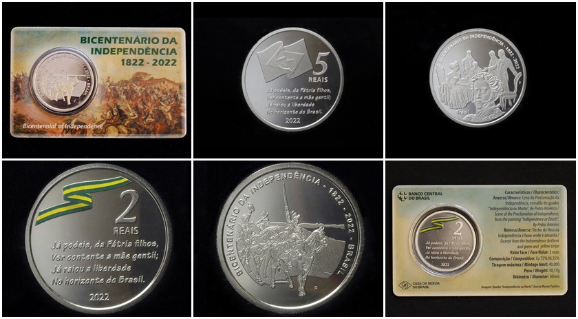 Banco Central lança primeira moeda colorida para comemorar 2